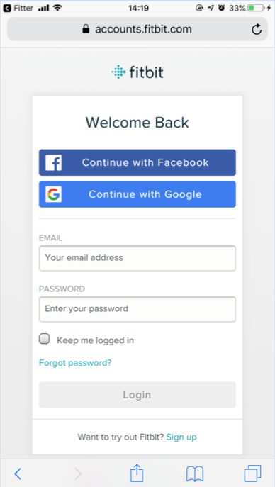 Stappenplan "Hoe koppel ik mijn Fitbit aan FitterUp?" – FitterUp